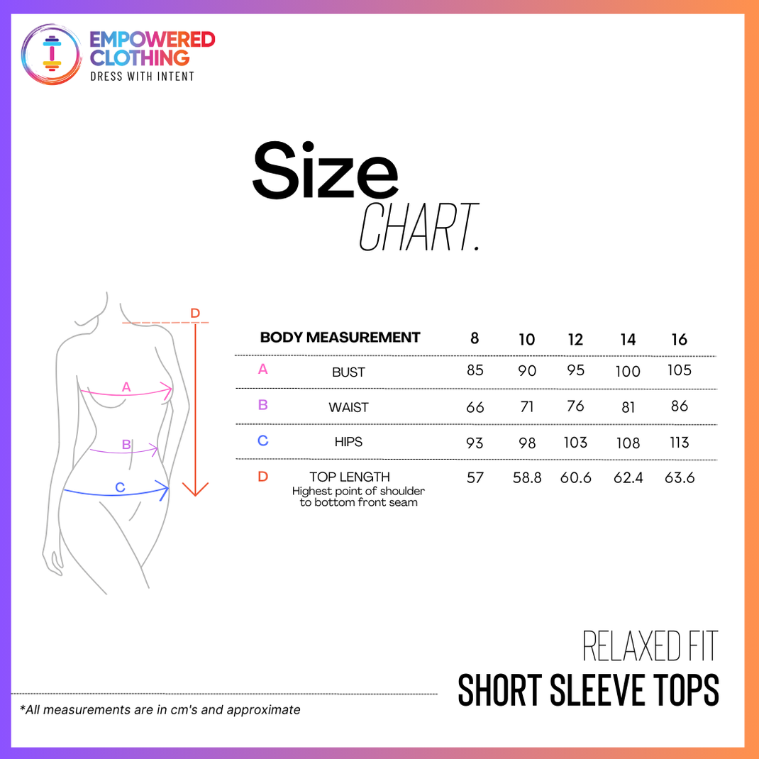 Size Chart – Empowered Clothing